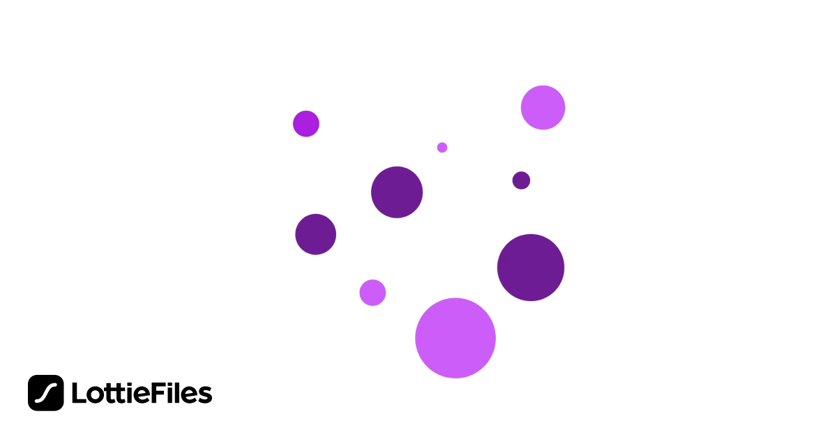 Free purple bubbles Animation by Elif Ozoglu | LottieFiles