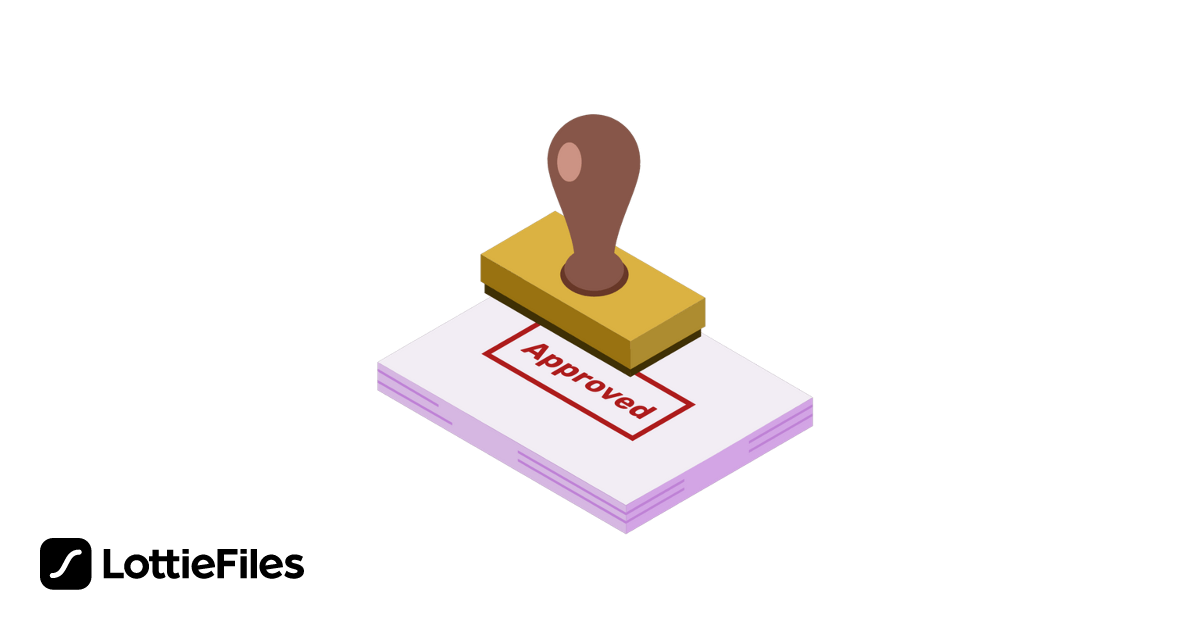 Free Approved Stamp Animation by Anu | LottieFiles
