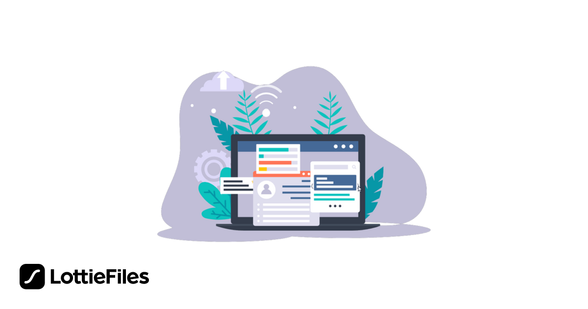 Free Website setup Animation by Priyanshu | LottieFiles