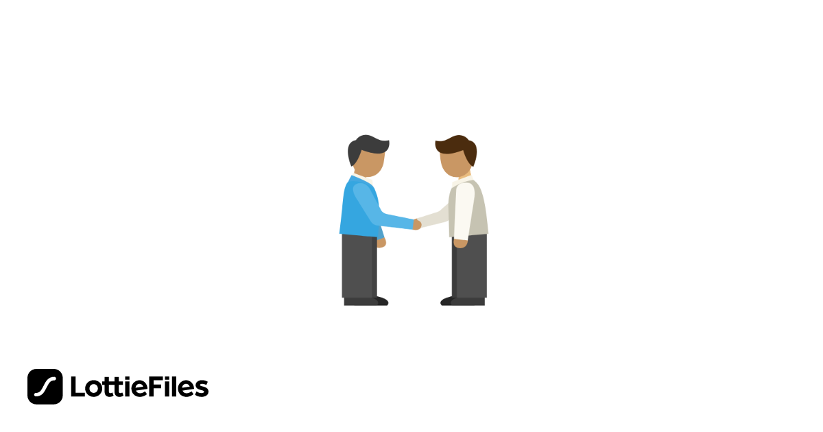 Free Handshake between two people Animation by Tamala Bradham | LottieFiles