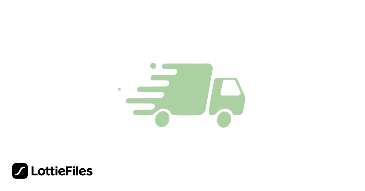 Free Green Shipping Truck Animation by Felipe Cardona | LottieFiles
