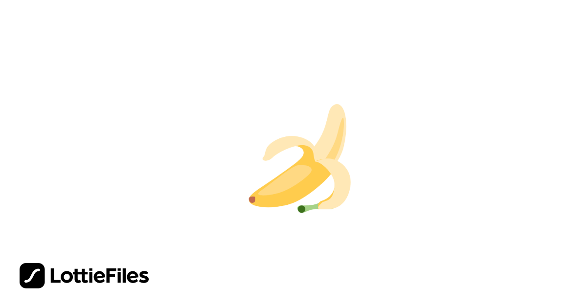Free Banana Animation by Cray Novick | LottieFiles