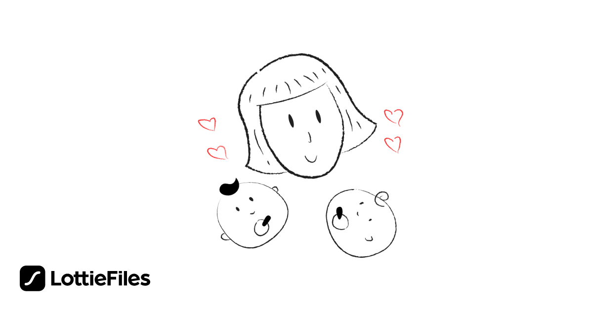 Free Mother & Kids Animation by Chee Seng Leong | LottieFiles