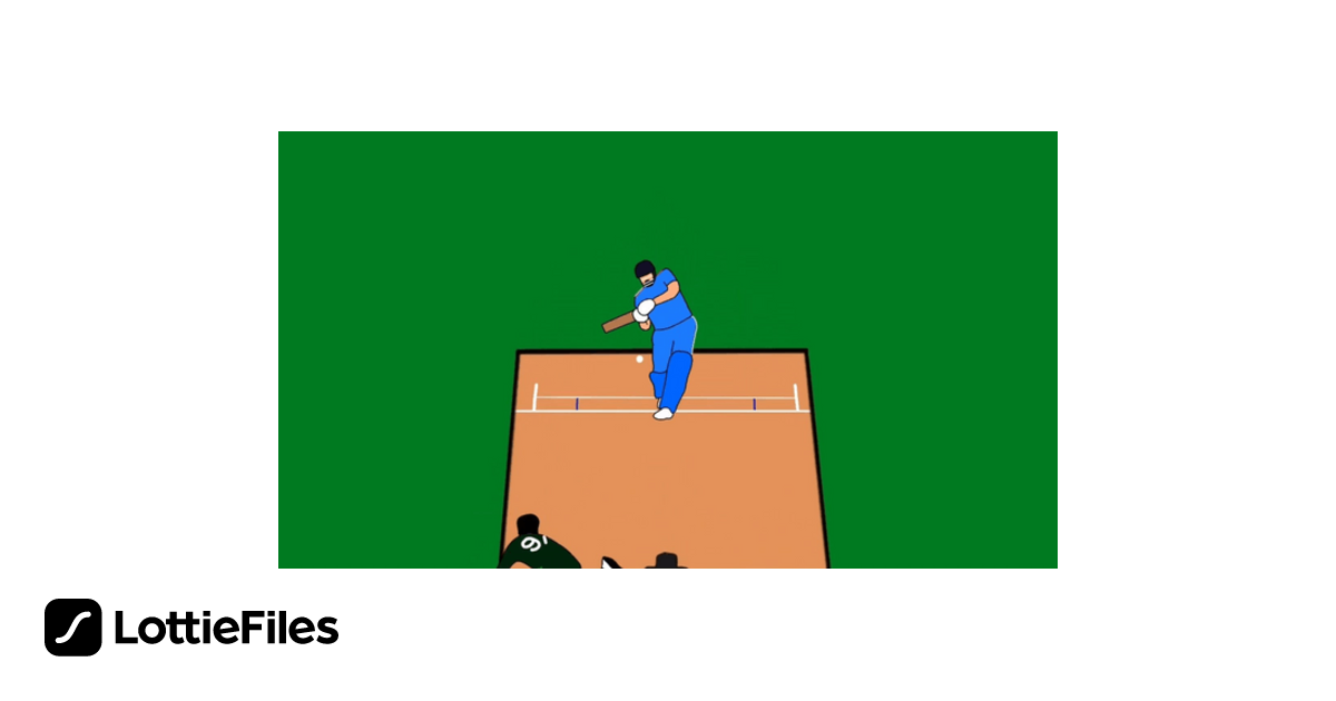 Free Rohit Sharma Pull Shot Animation by Shubham | LottieFiles