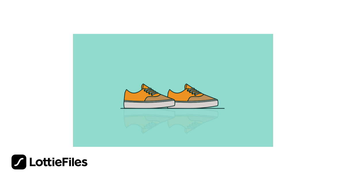 Free flat cartoon footage design 2d animation of walking shoes ...