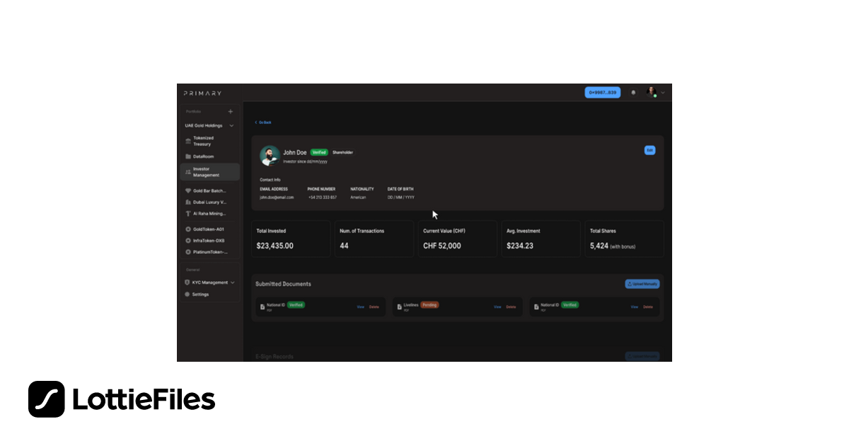 Free Multi-feture module3 Lottie JSON animation Animation by Weblodge ...