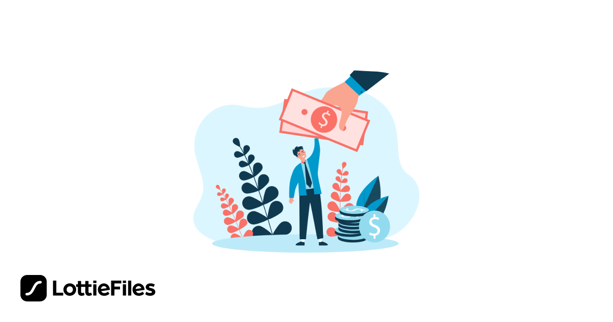 Free Yay money! Animation by Brian Freitag | LottieFiles