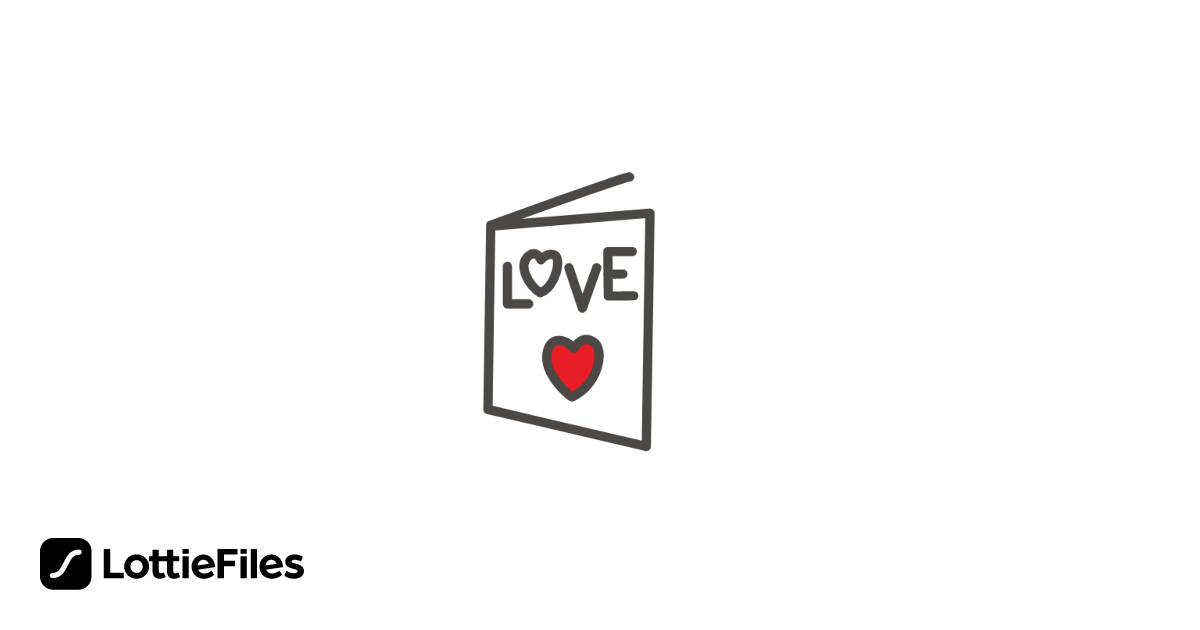 Free Love Card with Heart Animation by Meetanshi | LottieFiles