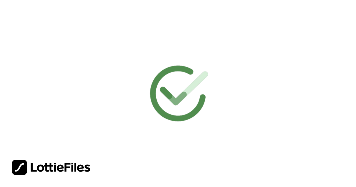 Free checked / ok Animation by ahmadirzam | LottieFiles