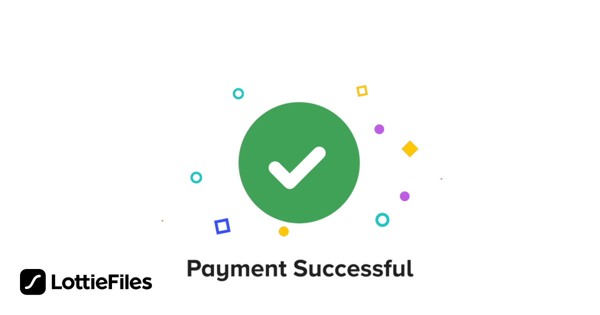 Free Payment Succesful Animation by Tata | LottieFiles