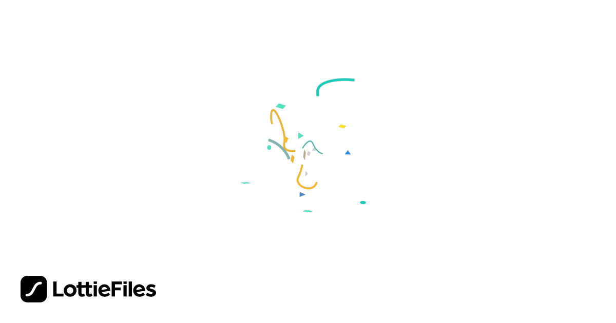 Free confetti Animation by 明心 | LottieFiles