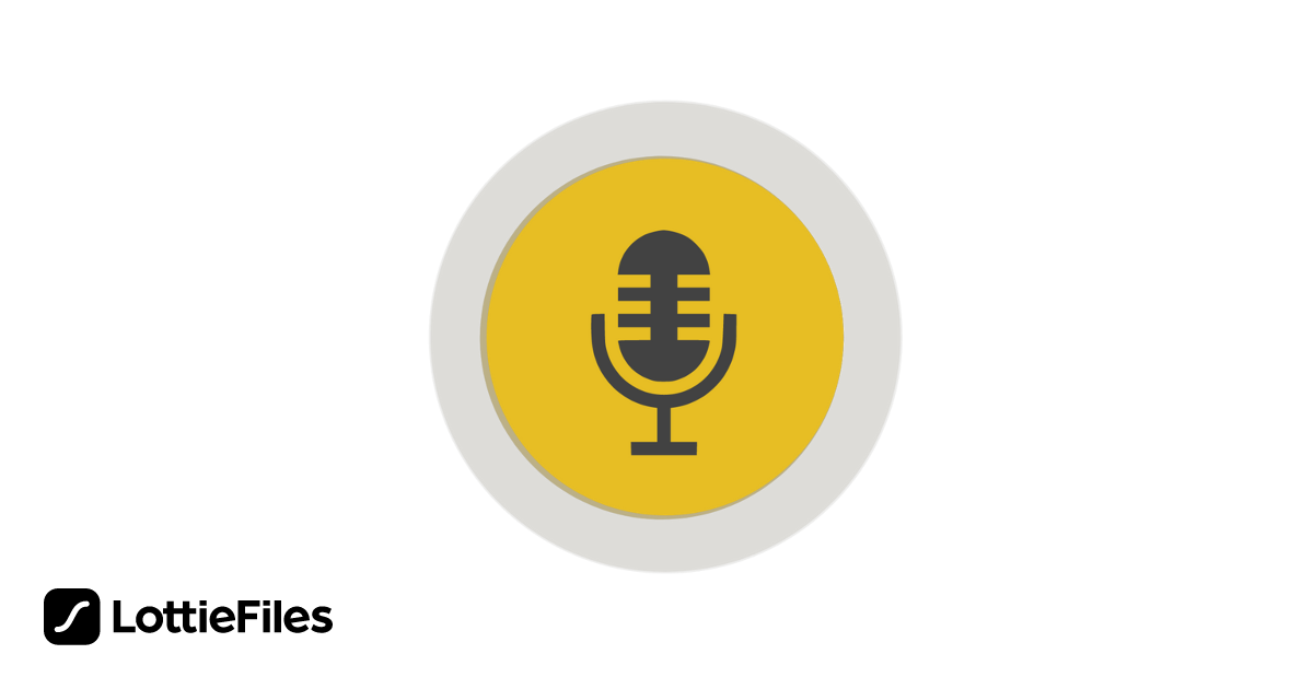 Free mic animation Animation by Mukesh Balsana | LottieFiles