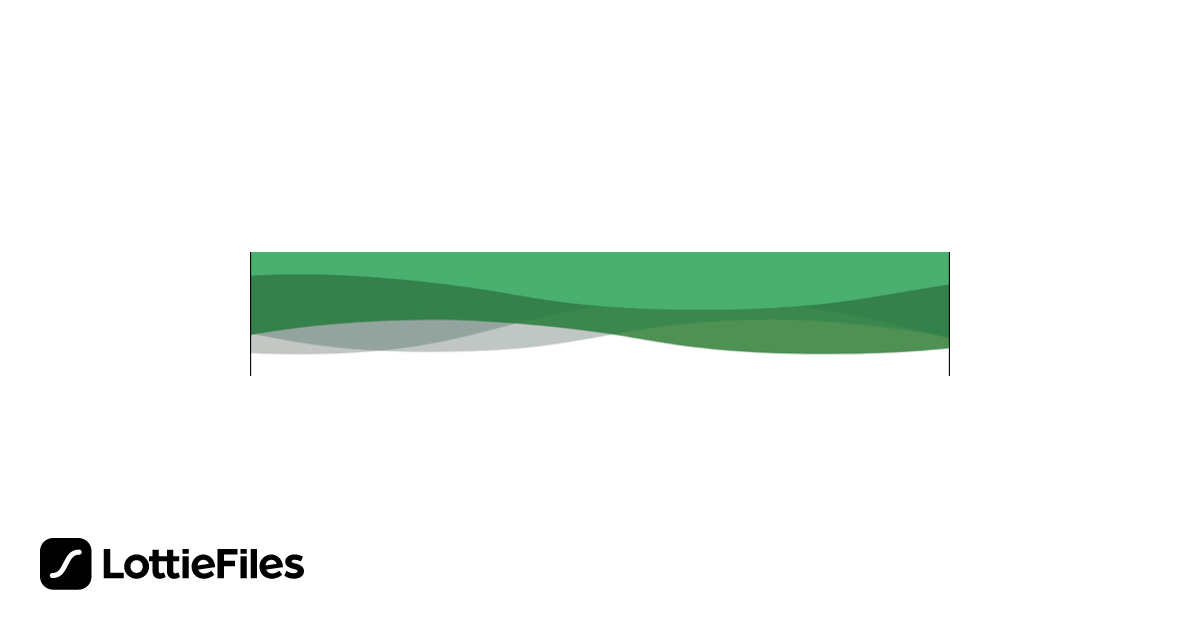 Free green wave Animation by São José | LottieFiles