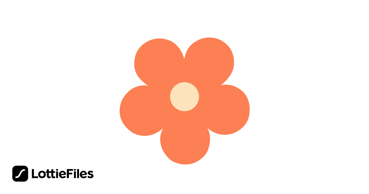 Free Retro Flower Animation by Romi | LottieFiles