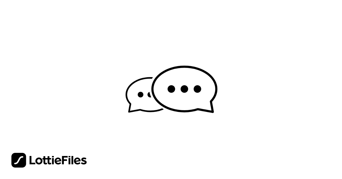 Free Chit Chatting (Rounded) Animation by Ision Industries | LottieFiles