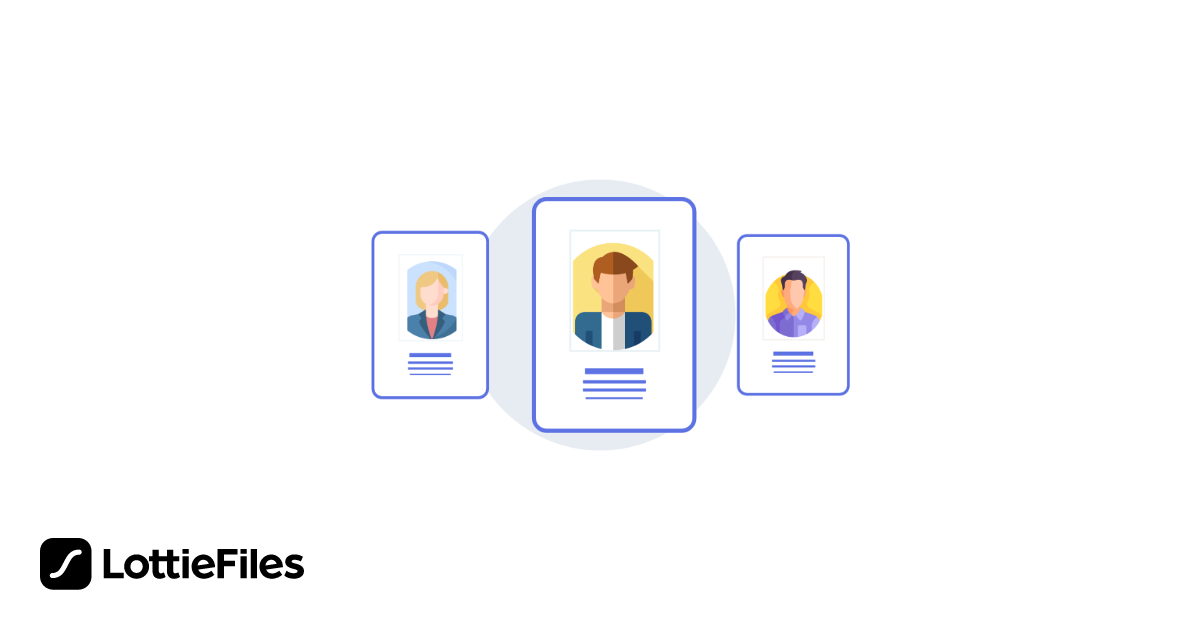 Free switch user cards Animation by Adil Shaikh | LottieFiles