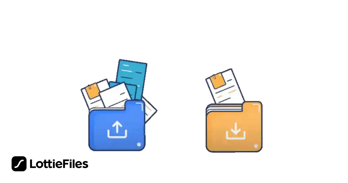 Free File Transfer Gif Animation by Rudra Agrawal | LottieFiles