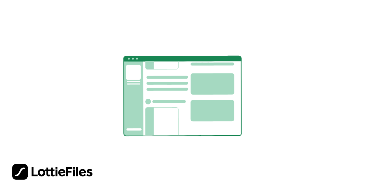 Free website green Animation by Simon Gagnon | LottieFiles