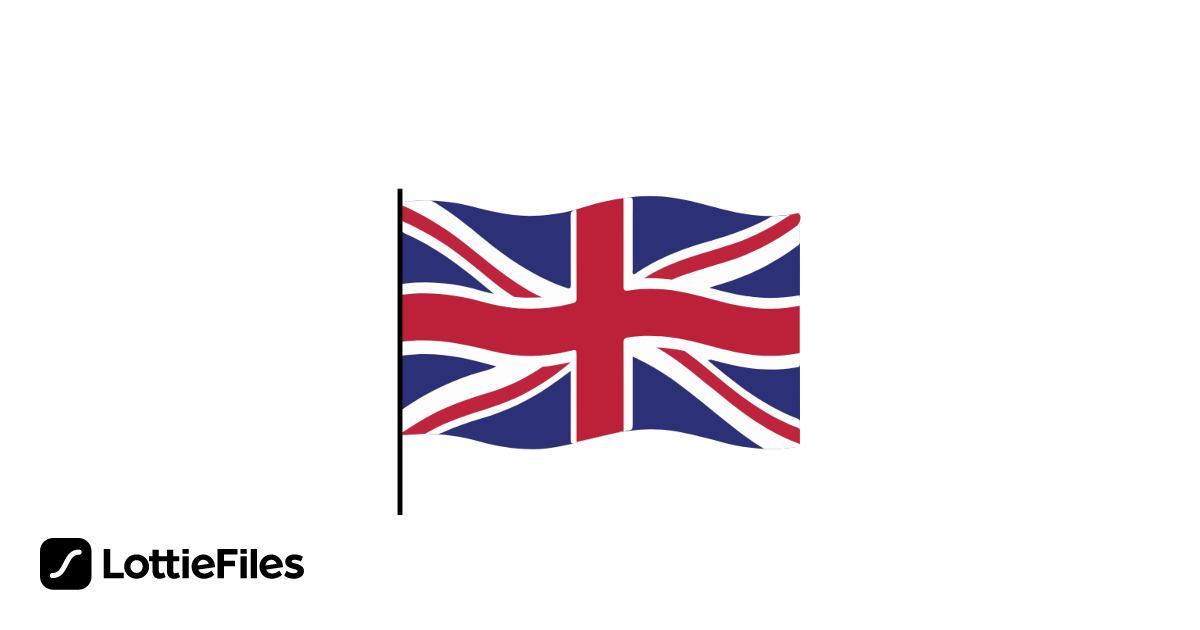 Free UK flag Lottie JSON animation Animation by Weblodge | LottieFiles