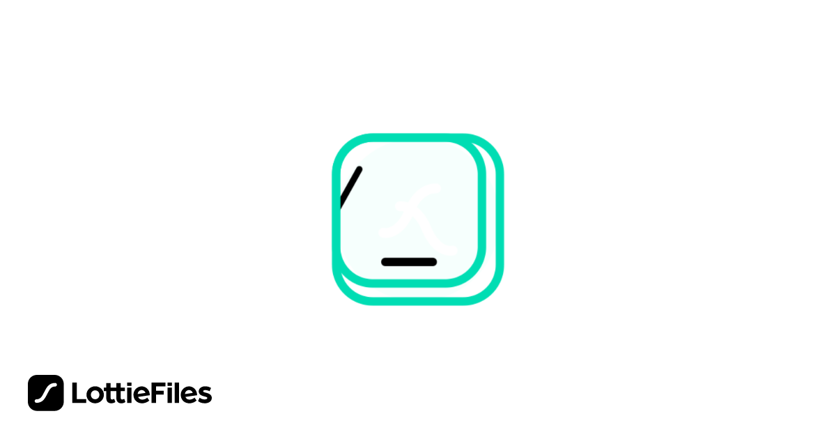 Free Y alphabet icon Lottie JSON animation Animation by Weblodge ...