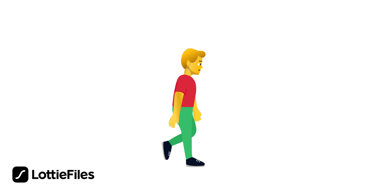 Free Emoji Walking Animation by Vector_King55 | LottieFiles