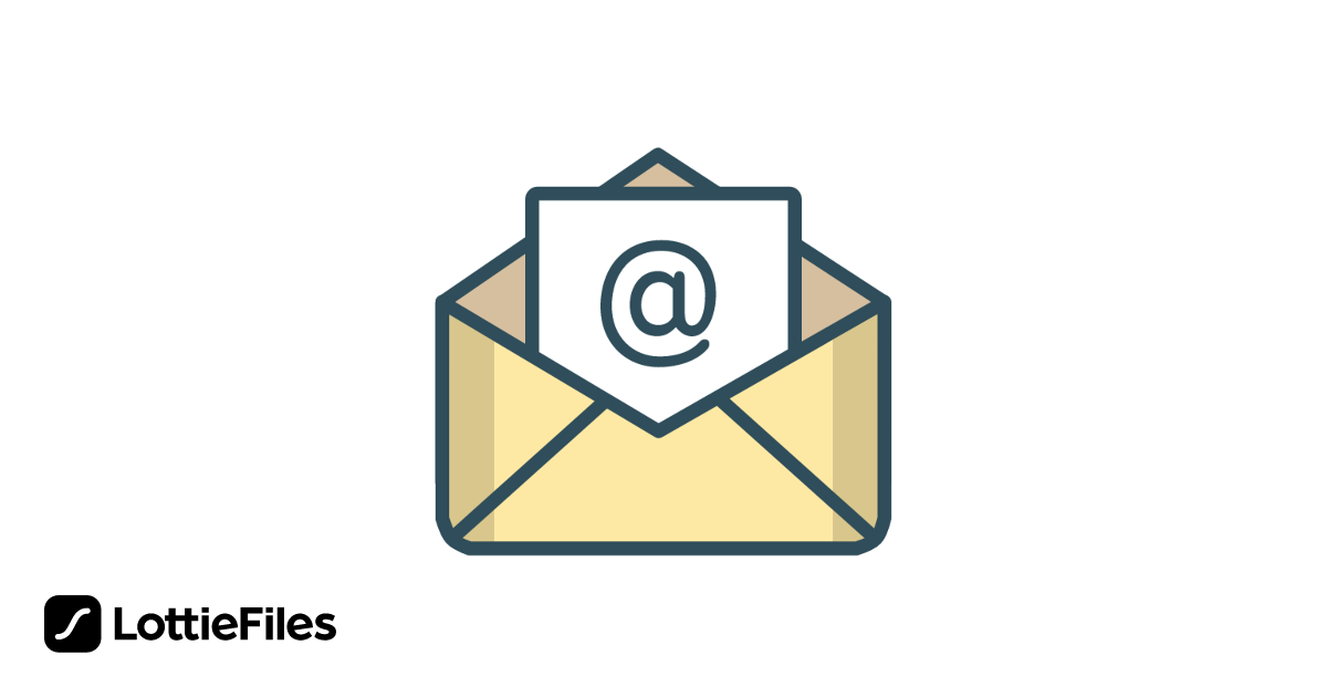 Free Email Icon Animation by Oziel Mancilla Diaz | LottieFiles