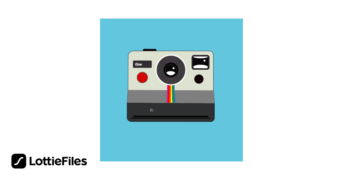 Free Polaroid Snap Animation by Robbe Nees | LottieFiles