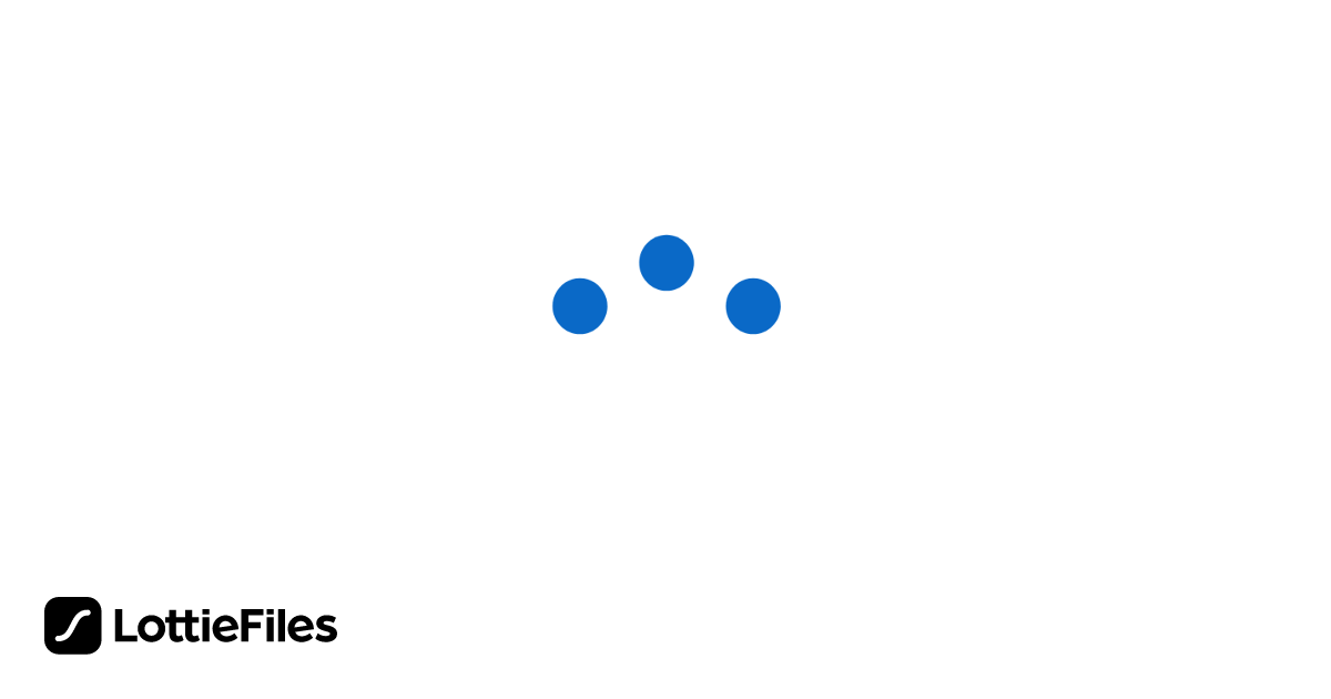 Free Progress dots blue Animation by Stephan Ye | LottieFiles