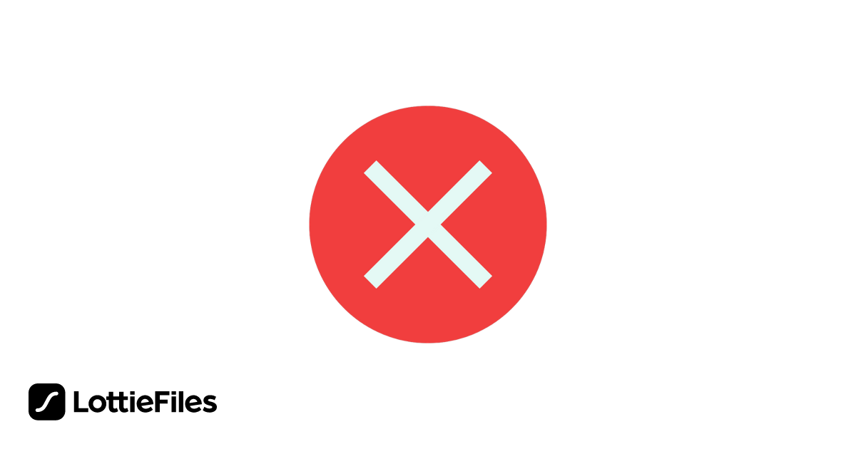 Free Simple Rejected Animation Animation by Afif | LottieFiles