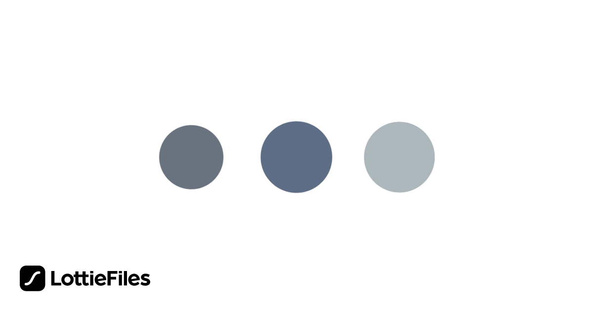 Free 3 Dots Loading Animation Animation by Niccolò | LottieFiles
