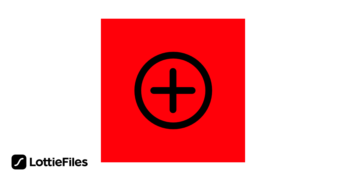 Free Add Icon Animation by Waqar | LottieFiles