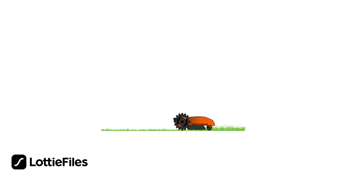 Free Robot Mower Animation by CarsonmyMind | LottieFiles
