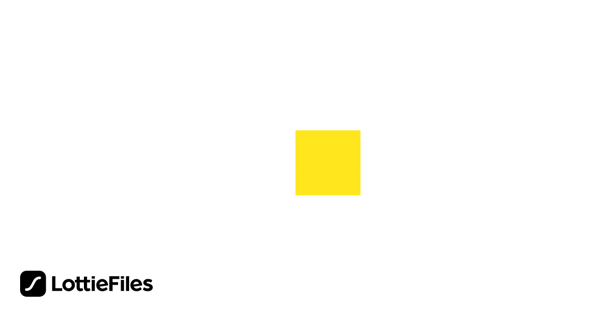 Free Square - Yellow 01 Animation by William Mendonça | LottieFiles