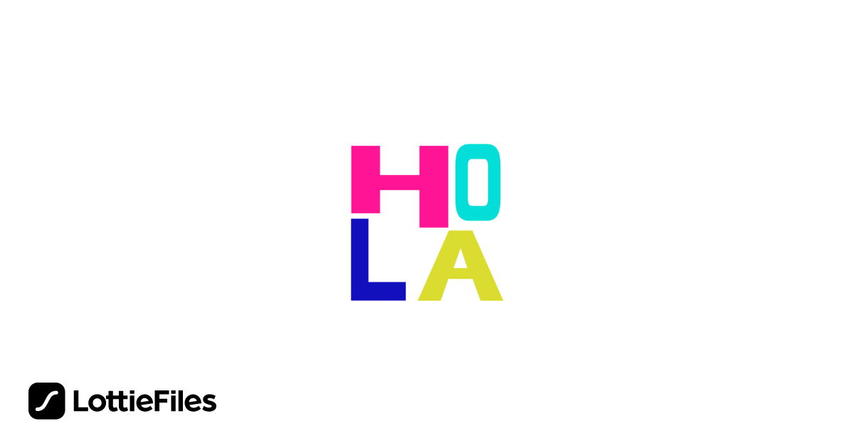 Free hola Animation by Betsa | LottieFiles