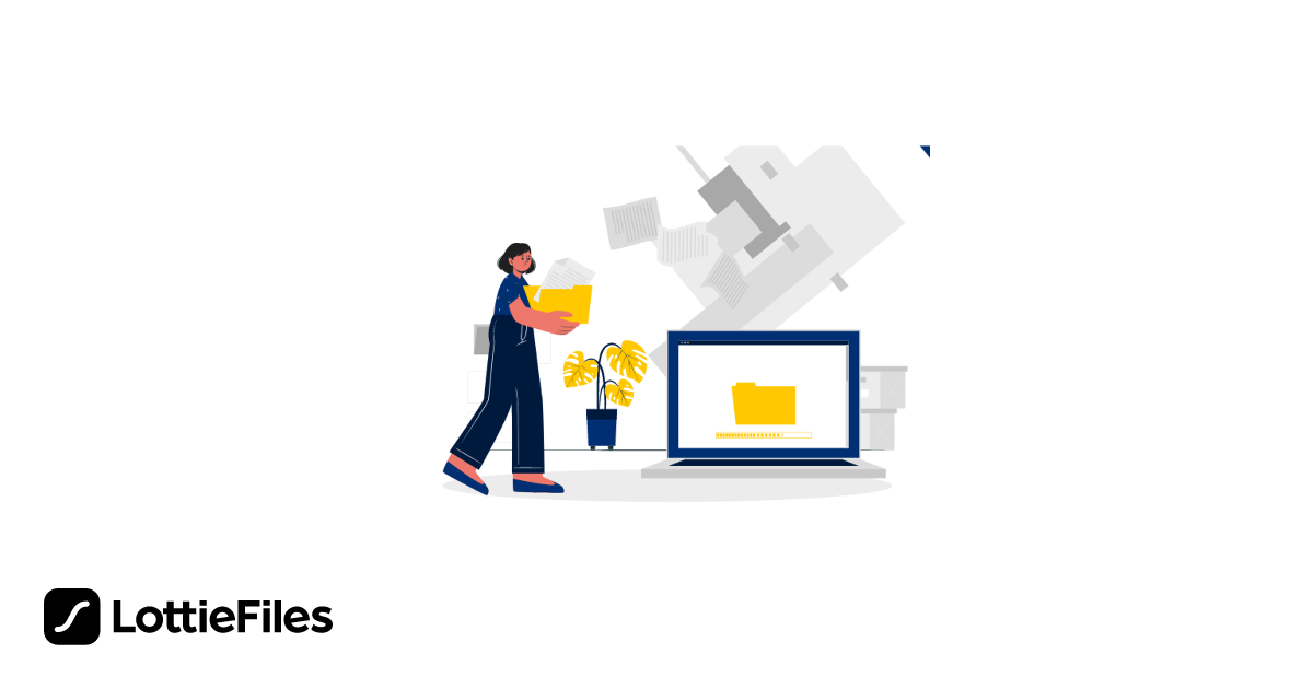 Free File Loading Data Animation by Muhammad Yasir Ismail | LottieFiles