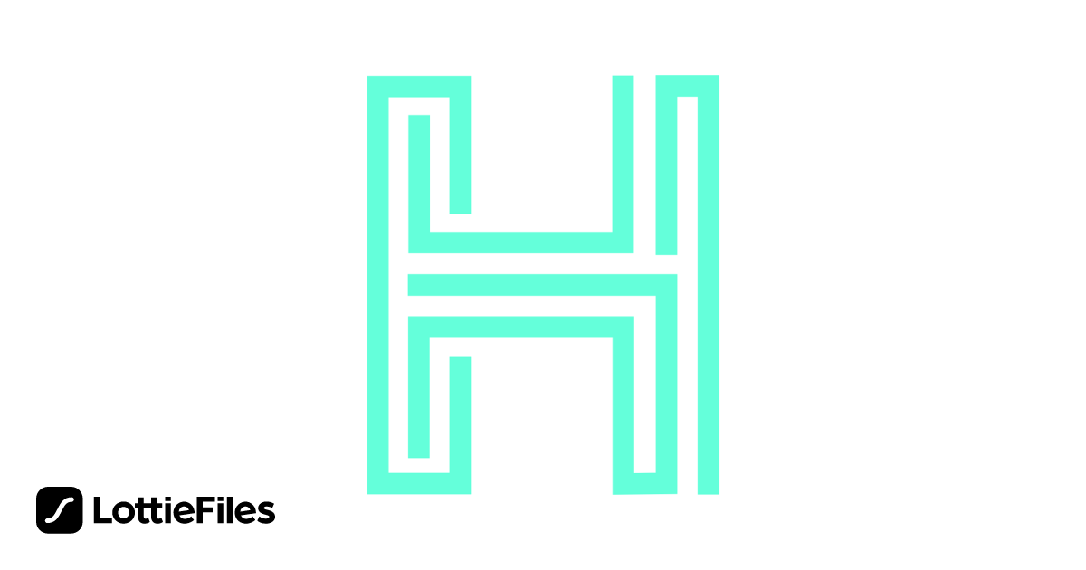 Free My H Letter Logo Animation by Harsh Jobanputra | LottieFiles