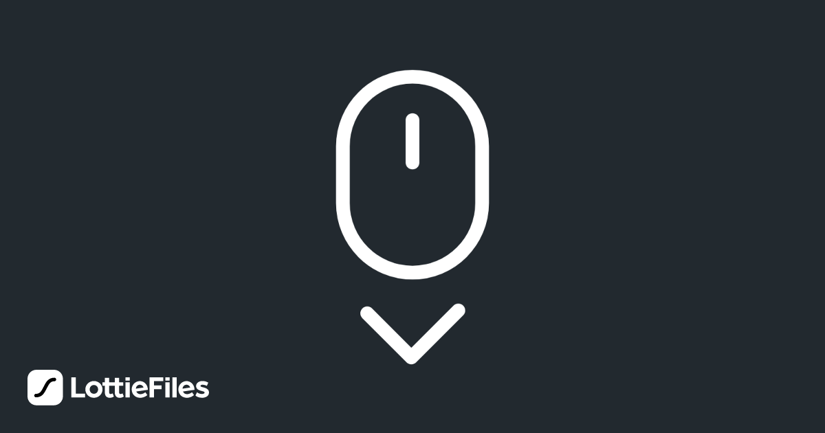 Free White scroll down Animation by Gabriel Tadeu | LottieFiles