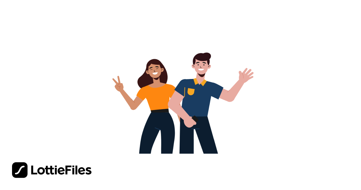 Free Hello Color Orange Animation by Esteban Barrios | LottieFiles