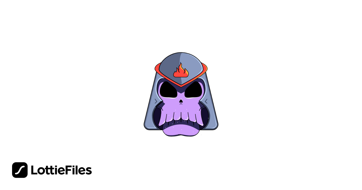 Free skeleton helmet Animation by mikael | LottieFiles