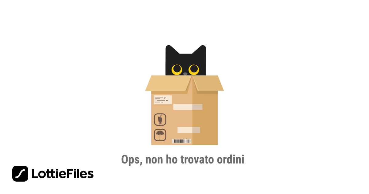 Free Cats No Orders Animation by Gianmarco Papi | LottieFiles