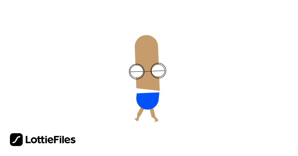 Free Cartoon Walking Animation Animation by SM | LottieFiles