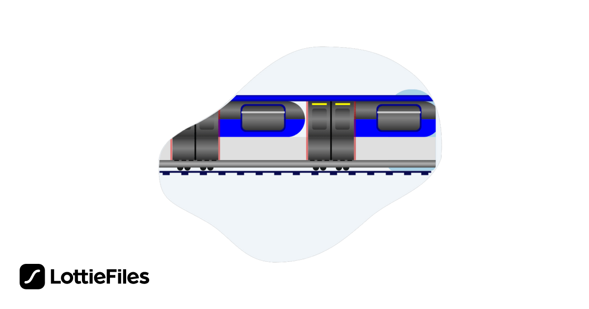 Free Train in tunnel Lottie JSON animation Animation by Weblodge ...