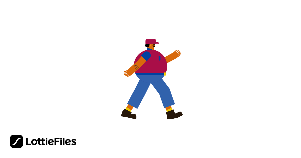 Free Man walking parade Animation by Abdul Latif | LottieFiles
