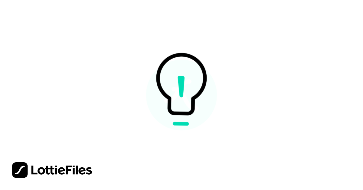 Free Idea icon Lottie JSON animation Animation by Weblodge | LottieFiles