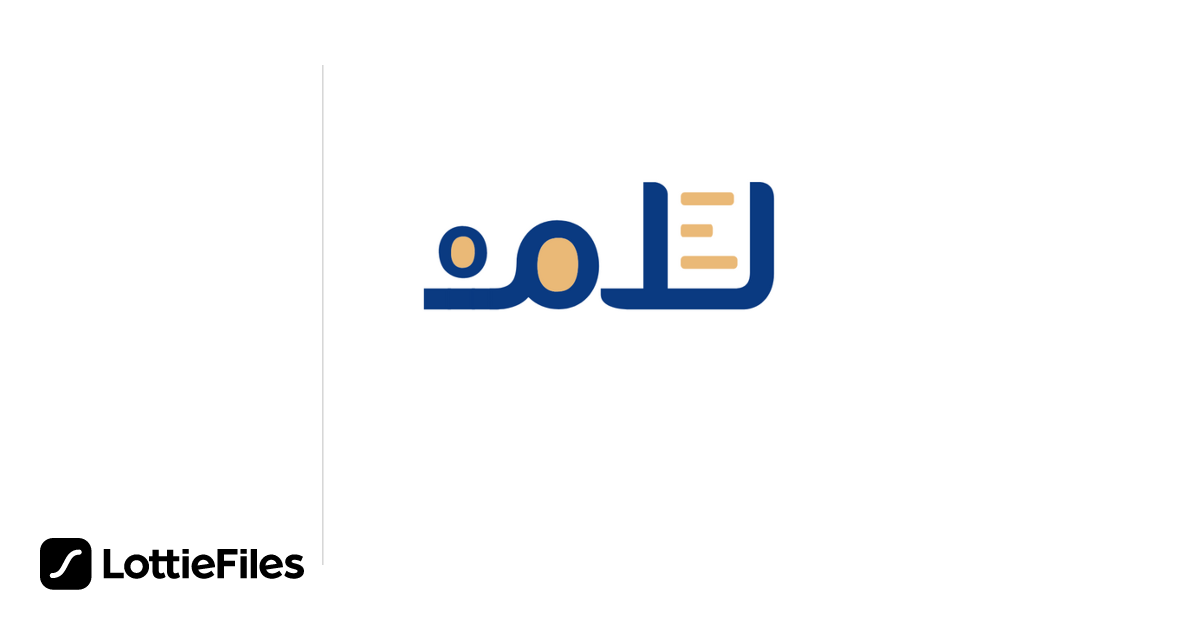 Free Lam Logo Animation by Ebrahem Khaled | LottieFiles