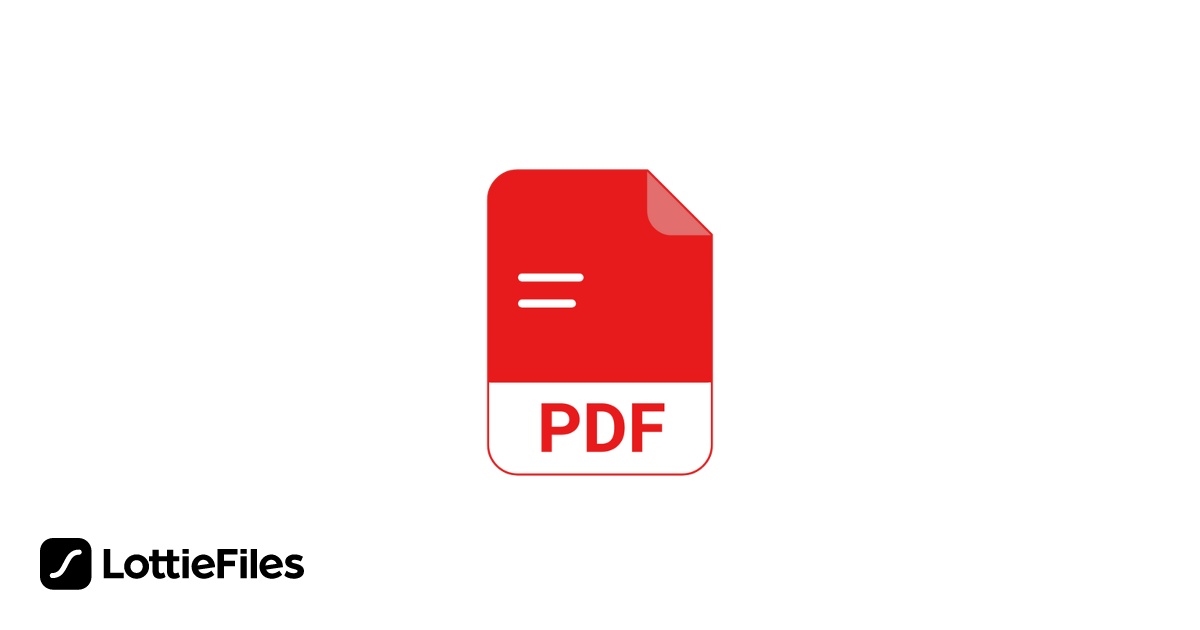 Free pdf Animation by Shehzad | LottieFiles
