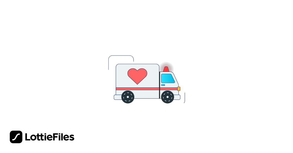 Free Ambulance Animation by Flamination | LottieFiles