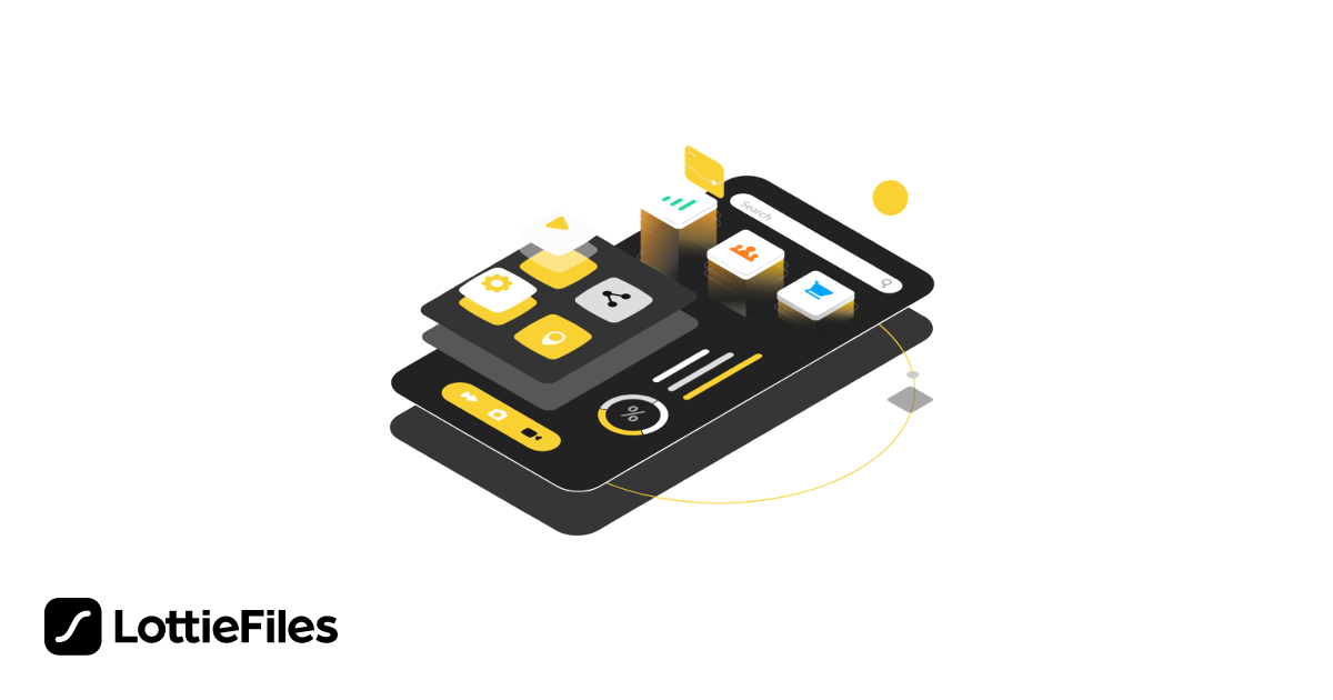 Free Mobile UI Animation by Syed | LottieFiles