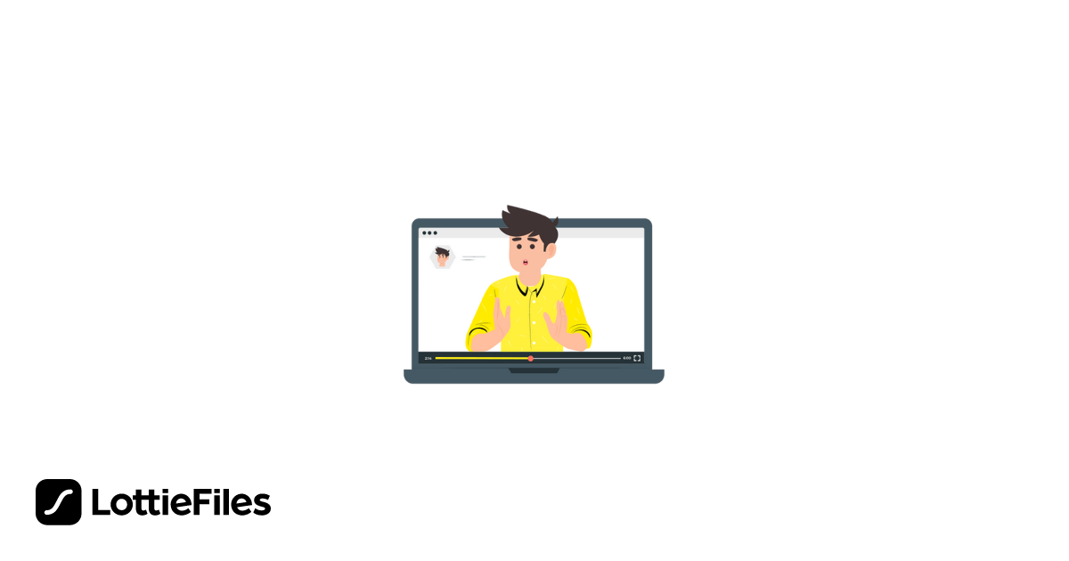 Free Laptop Study Animation by Him | LottieFiles