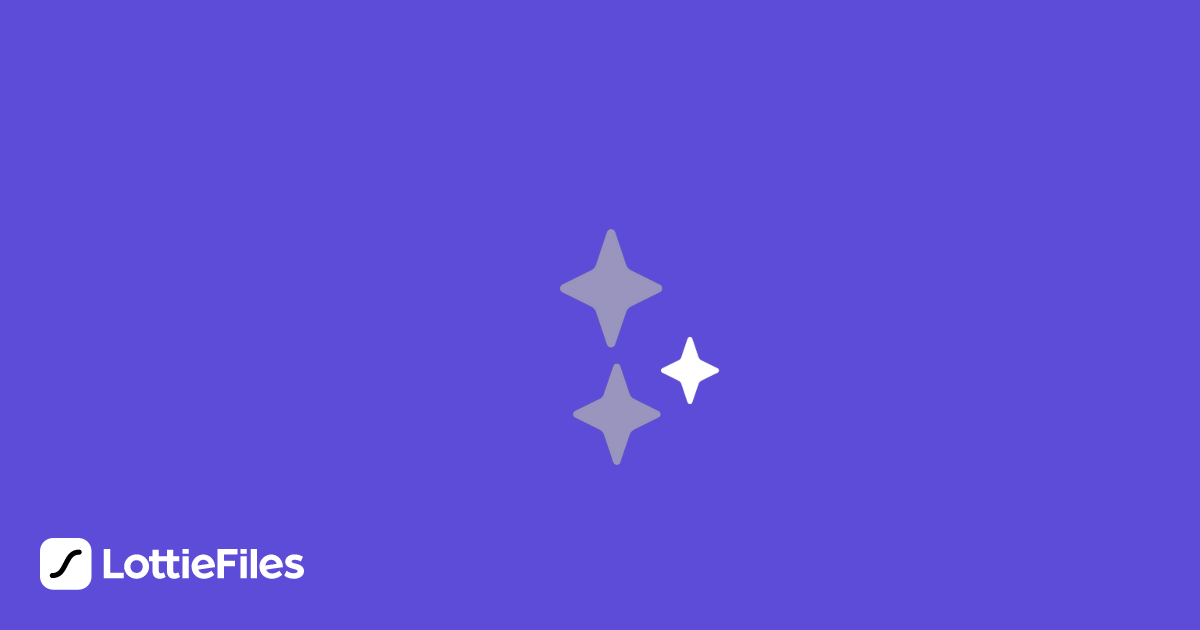 Free Sparkles Loop Loader Animation by Stephane Vasadze | LottieFiles